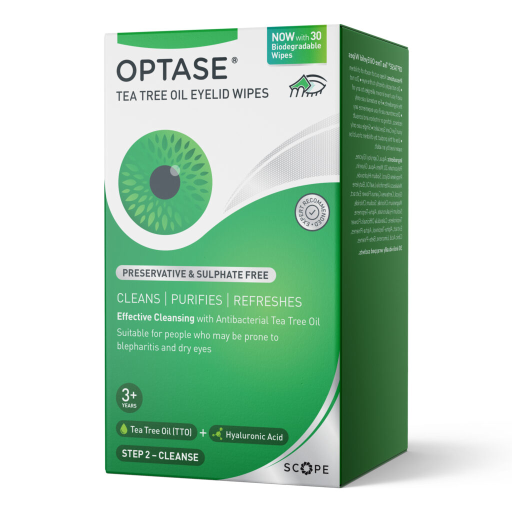 Optase Tea Tree Oil Eyelid Wipes - Optase