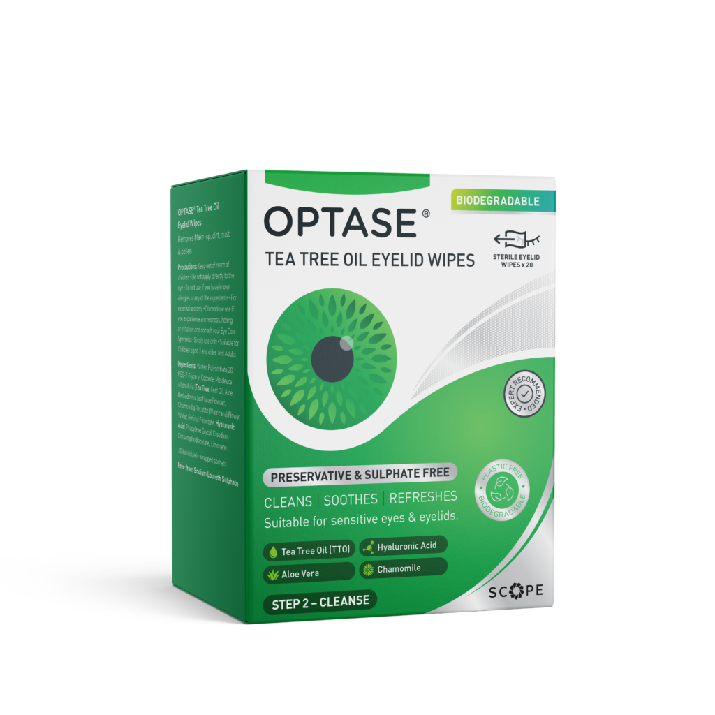 Optase Tea Tree Oil Eyelid Wipes - Optase