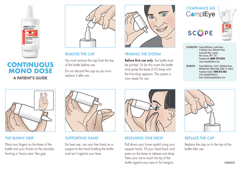 How to use the COMOD bottle - Optase