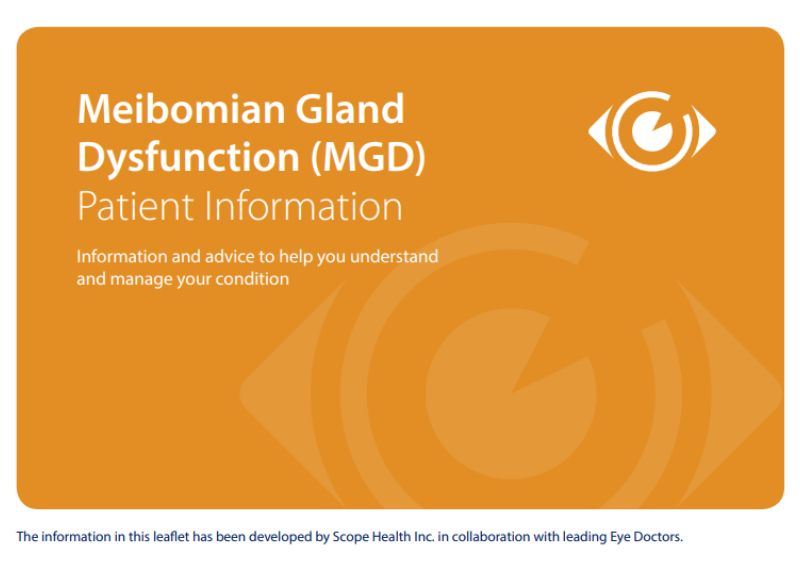 MGD Patient Booklet - Optase