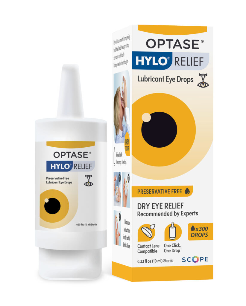OPTASE HYLO Relief Dry Eye Drops | Preservative-Free Dry Eye Relief
